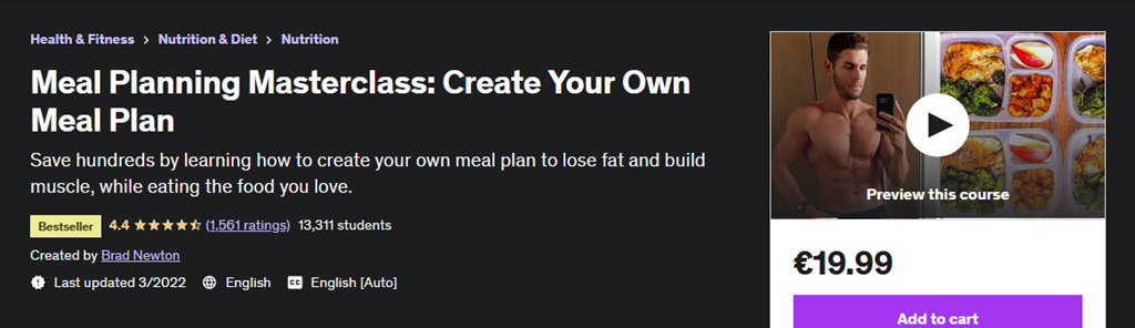 Meal Planning Masterclass Create Your Own Meal Plan